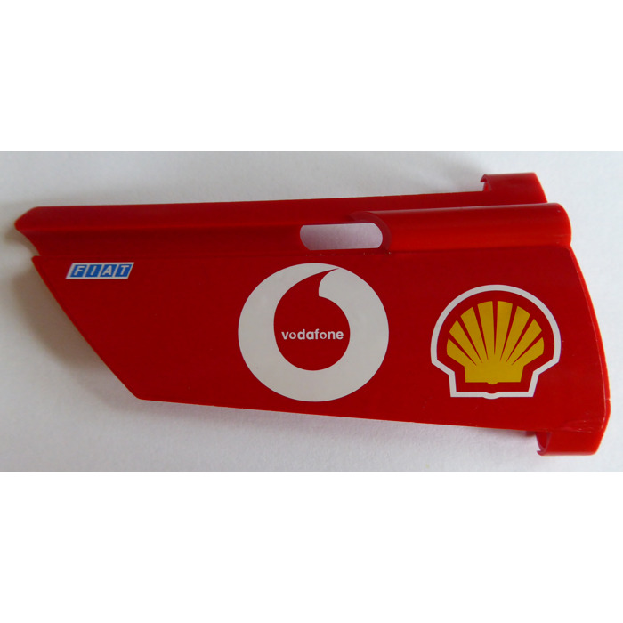 LEGO 3D Panel 21 with Shell and Vodafone Logo Sticker (44351) | Brick ...