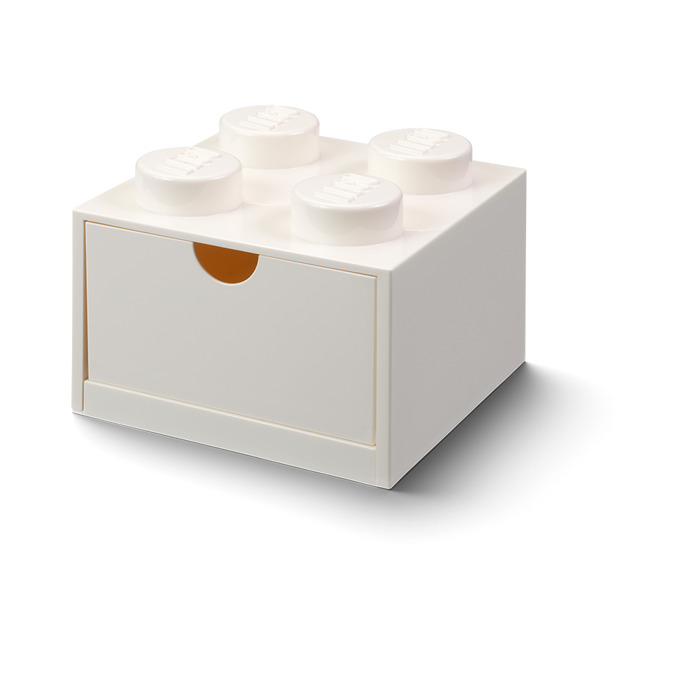 LEGO 4 Stud Desk Drawer White (5006313) | Brick Owl