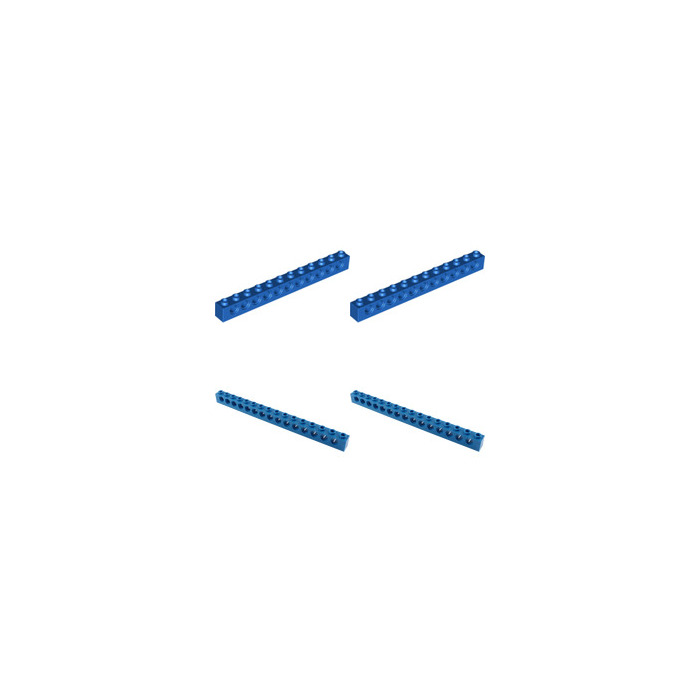 LEGO 8 Technic Beams Blue Set 5236 | Brick Owl - LEGO Marketplace