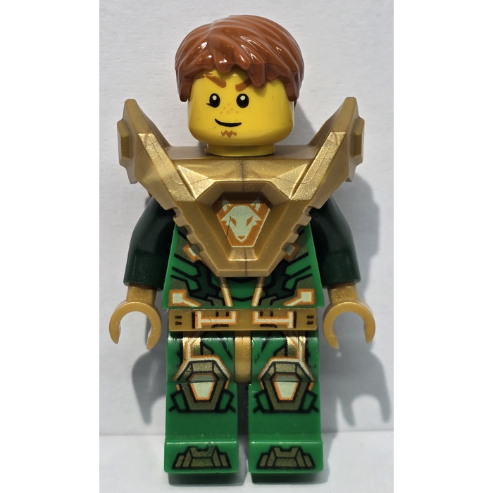 LEGO Aaron with Gold Armor Minifigure | Brick Owl - LEGO Marketplace
