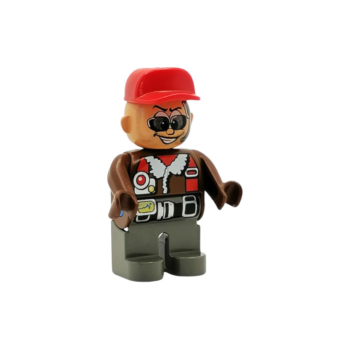 LEGO Action Wheeler with Brown Top with Fleece Duplo Figure | Brick Owl ...