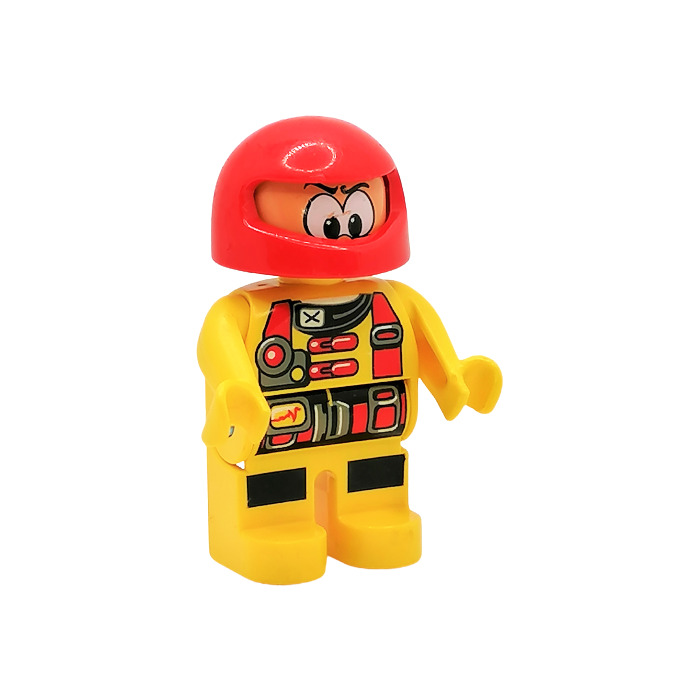 LEGO Action Wheeler with Yellow Suit and Red Helmet Duplo Figure ...