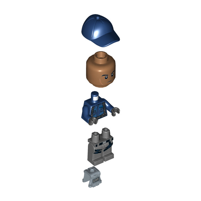 LEGO ACU Trooper with Cap and Vest (Medium Dark Flesh Head) Minifigure ...