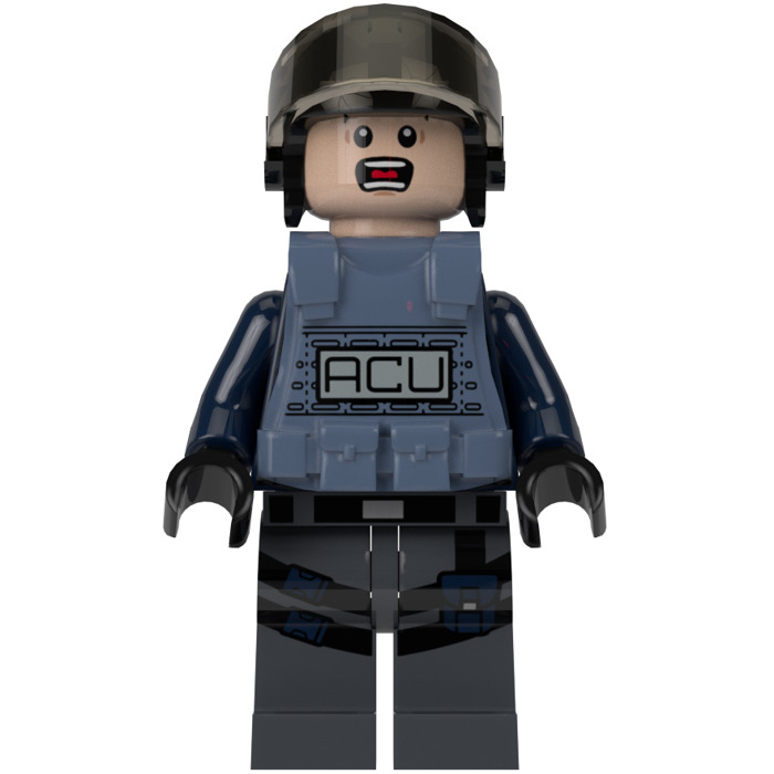 LEGO ACU Trooper with Helmet and Vest Minifigure | Brick Owl - LEGO ...
