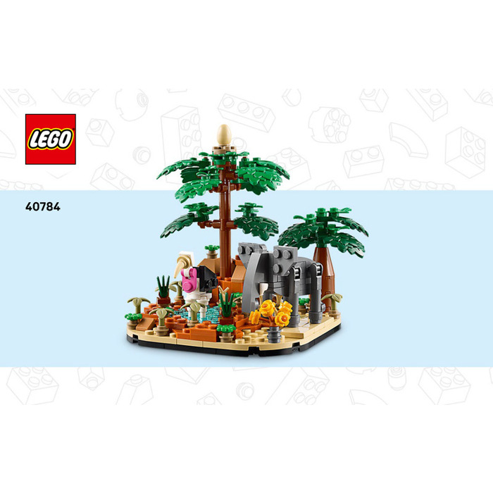 LEGO African Savanna Diorama Set 40784 Instructions | Brick Owl