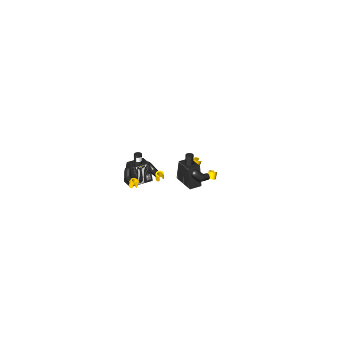 LEGO Agent Max Burns with Black Suit Minifig Torso (3814 / 76382 ...