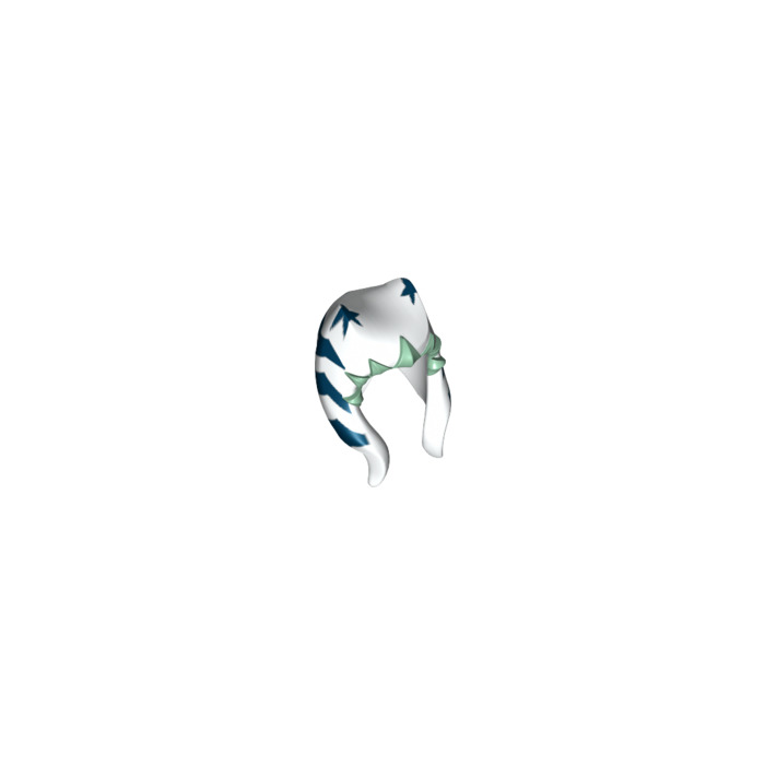 LEGO Ahsoka Togruta Short Headdress with Dark Blue Stripes (12154 ...