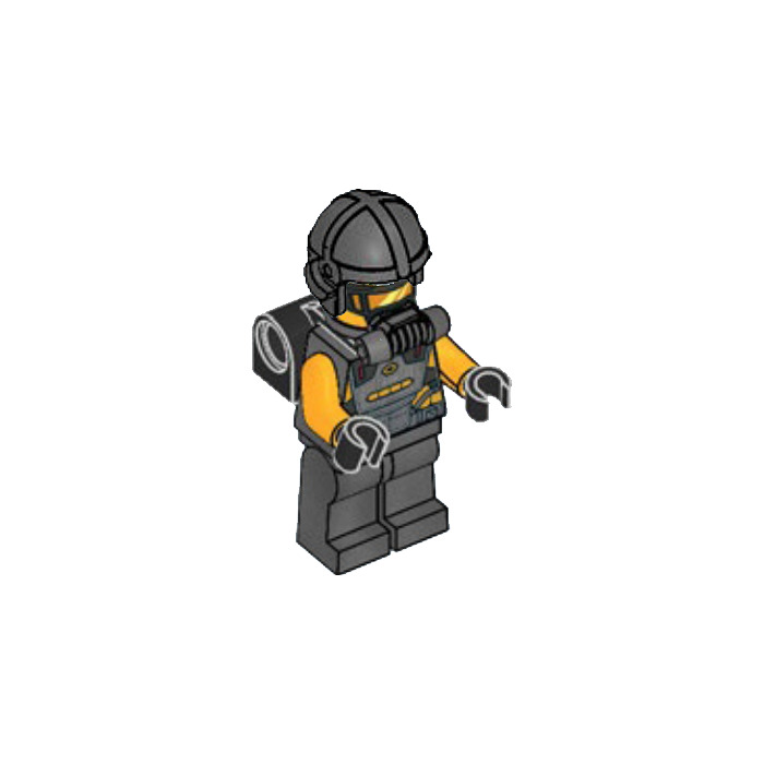LEGO AIM Agent with Backpack Minifigure Inventory | Brick Owl - LEGO ...