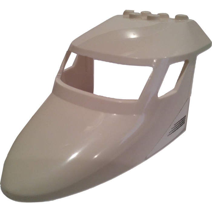 LEGO Airplane Cockpit 6 x 10 x 4 with Black Dotted Lines Sticker (87613 ...