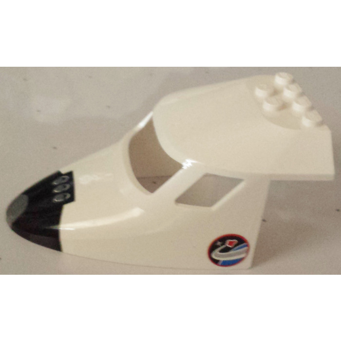 LEGO Airplane Cockpit 6 x 10 x 4 with Space Center Logo (both sides ...