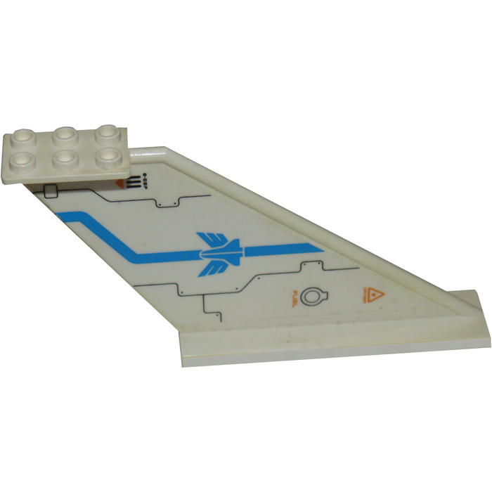 LEGO Airplane Tail 2 x 5 x 12 with Rudder (18988 / 87614) | Brick Owl ...