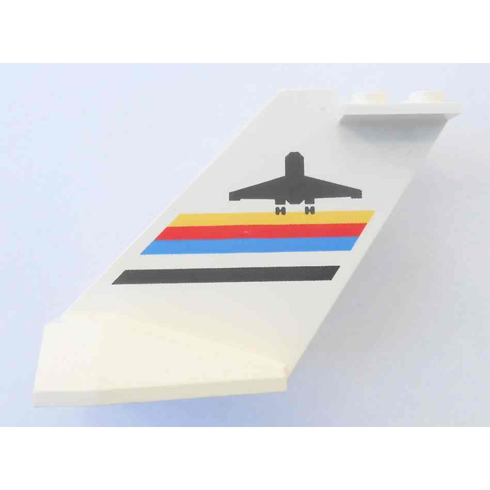 LEGO Airplane Tail 4 x 7 with Rudder with Airport Logo (4867) | Brick ...