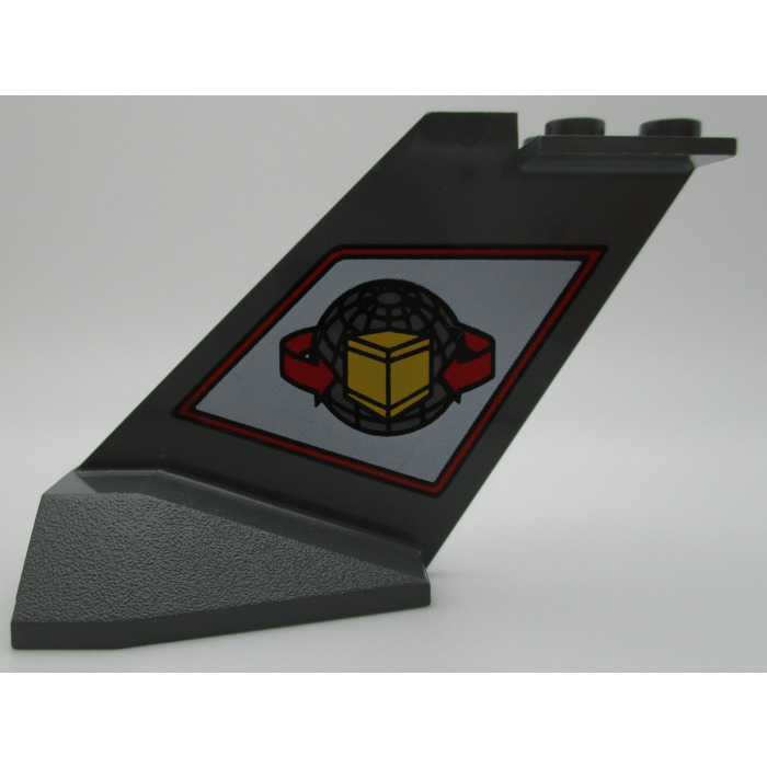 LEGO Airplane Tail 4 x 7 with Rudder with Package Logo (4867 / 50469 ...