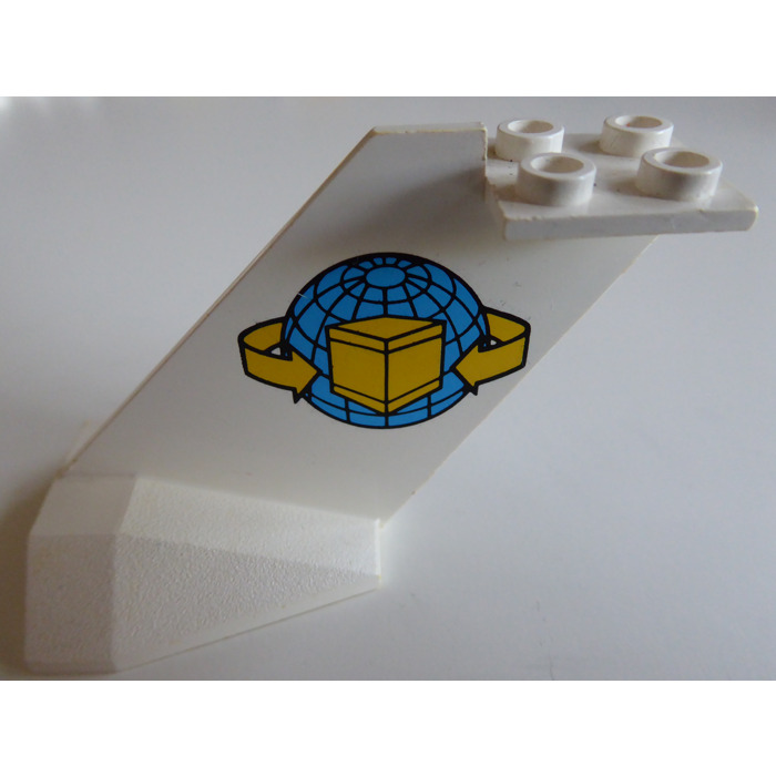 LEGO Airplane Tail 4 x 7 with Rudder with Package Logo from set 6375 ...