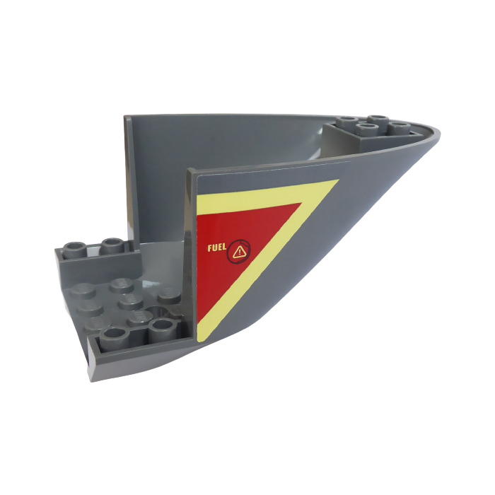 LEGO Airplane Tail 6 x 10 x 4 Bottom (87616) | Brick Owl