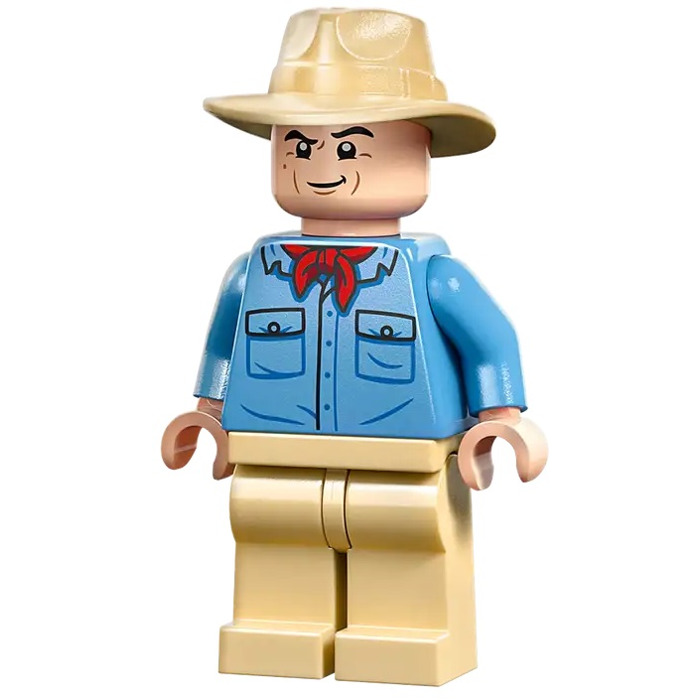 LEGO Alan Grant with Tan Fedora and Smirk Minifigure | Brick Owl - LEGO ...