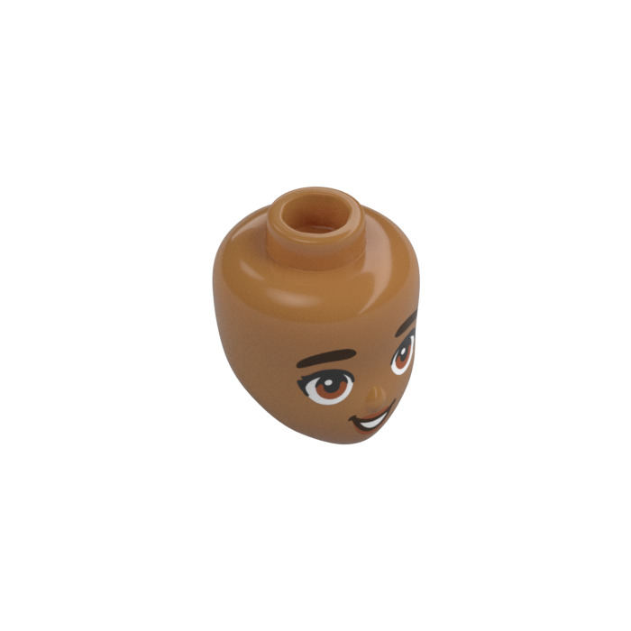 LEGO Alba with Dinosaur Dress Minidoll Head (92198 / 101127) | Brick ...