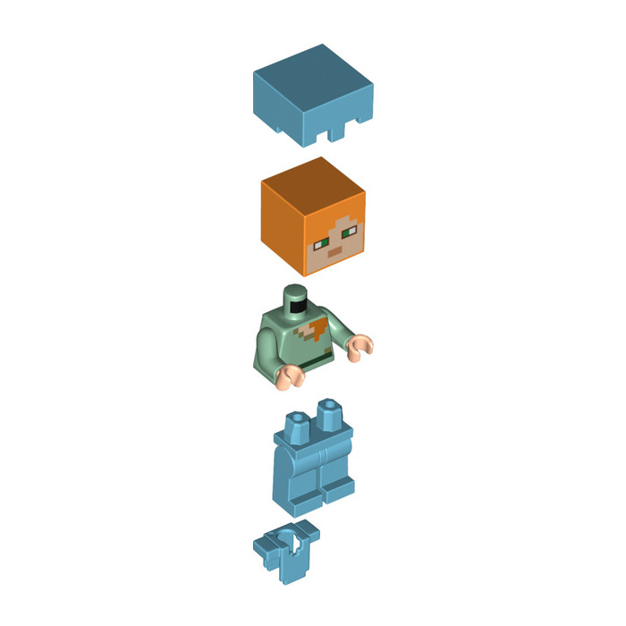 LEGO Alex with Full Diamond Armor Minifigure | Brick Owl - LEGO Marketplace