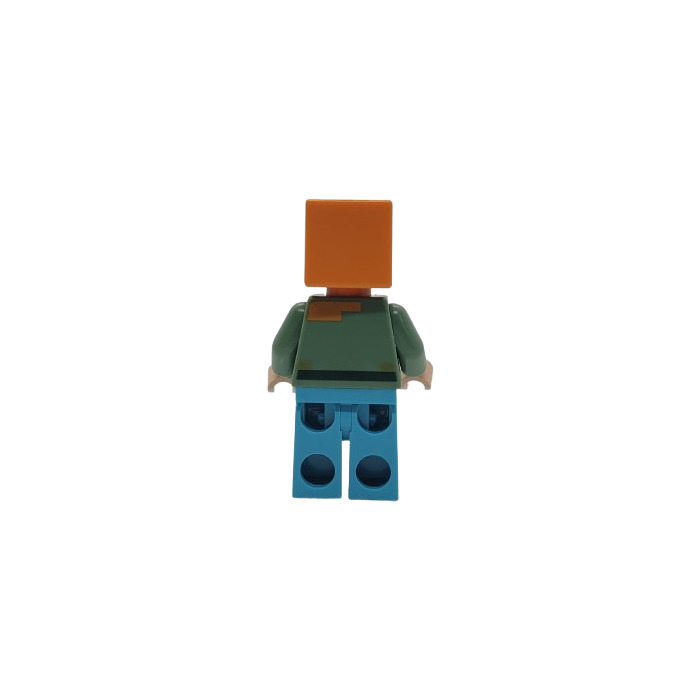 LEGO Alex with Medium Azure Legs and Reddish Brown Squares on Face ...