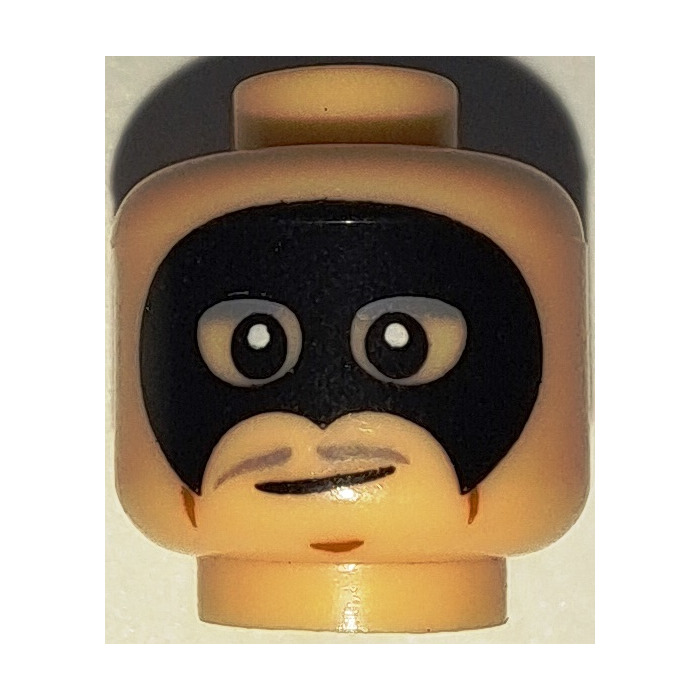 LEGO Alfred Pennyworth with Batsuit Minifigure Head (3626 / 33675 ...