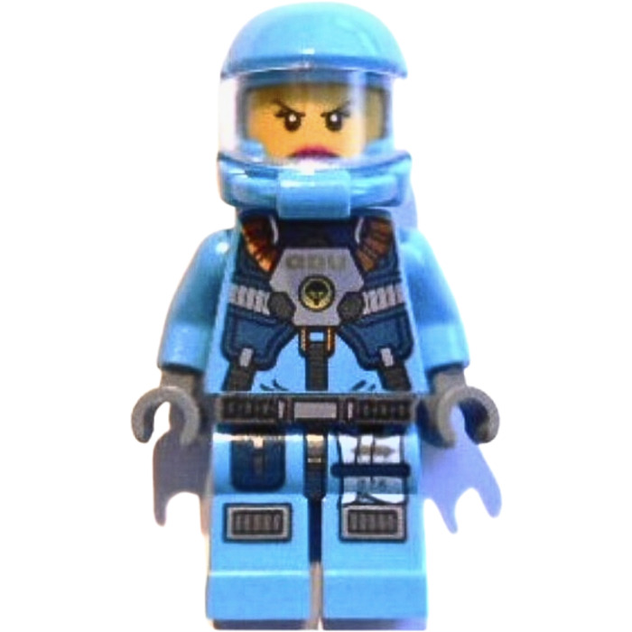 LEGO Alien Defense Unit Soldier (Female) Minifigure | Brick Owl