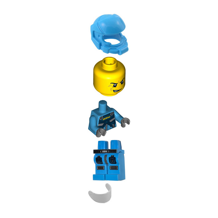 LEGO Alien Defense Unit Soldier with Azure Hips Minifigure | Brick Owl ...