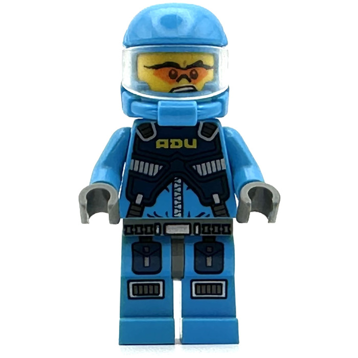 LEGO Alien Defense Unit Soldier with Sunglasses and Azure Hips ...