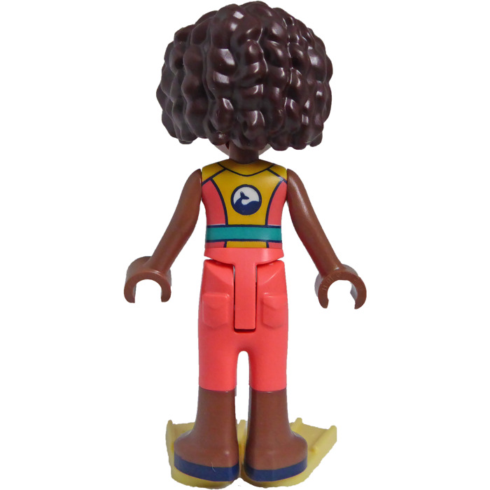 LEGO Aliya with Coral Wetsuit and Flippers Minifigure | Brick Owl