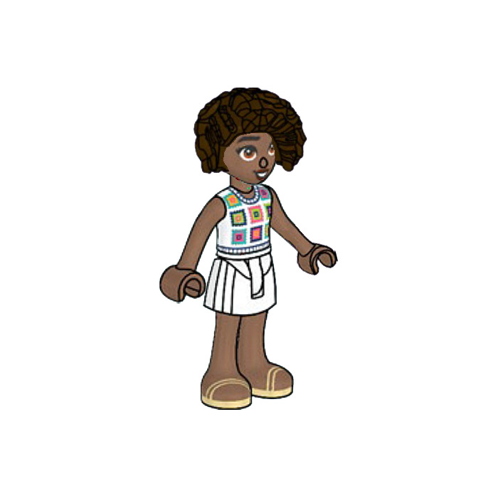 LEGO Aliya with Crochet Top and White Skirt Minifigure | Brick Owl