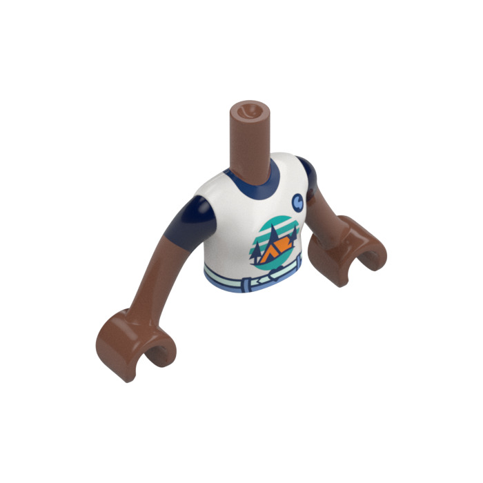 LEGO Aliya with Tent Top and Life Jacket Friends Torso (73141 / 92456 ...