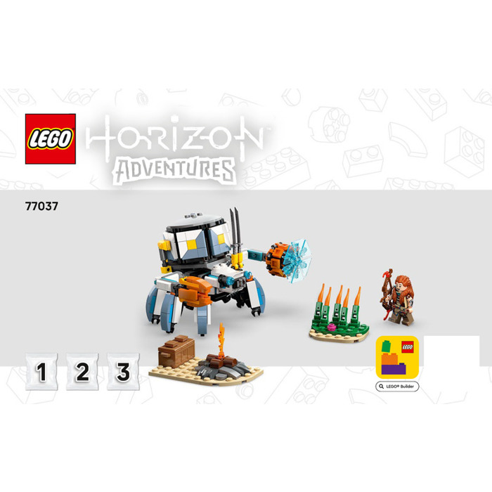 LEGO Aloy & Varl vs. Shell-Walker & Sawtooth Set 77037 Instructions ...