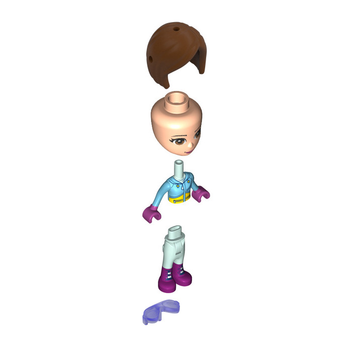 LEGO Amy with Azure Ski Jacket and Sunglasses Minifigure | Brick Owl