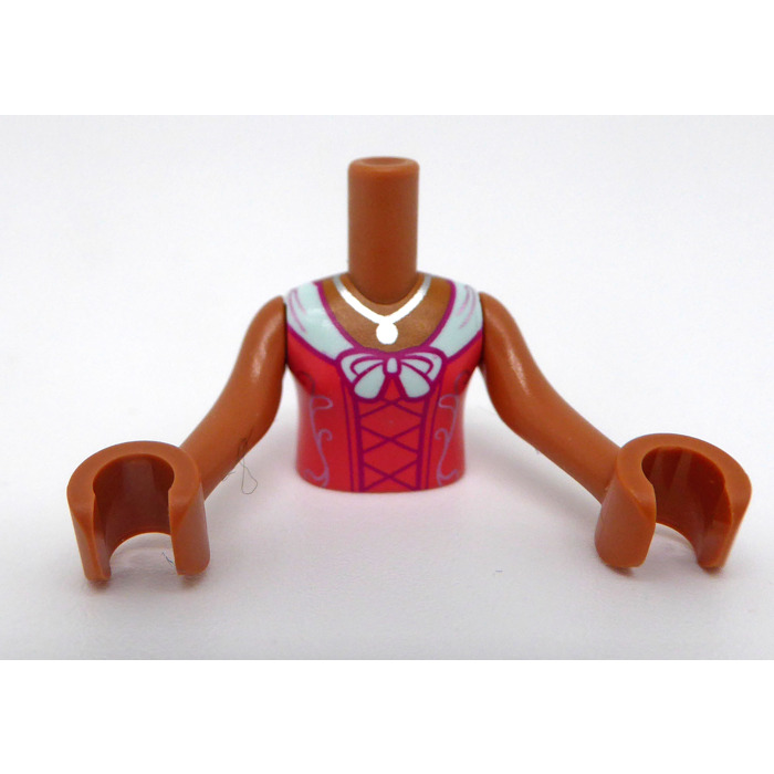 LEGO Andrea with Coral Dress Friends Torso (73141 / 92456) | Brick Owl