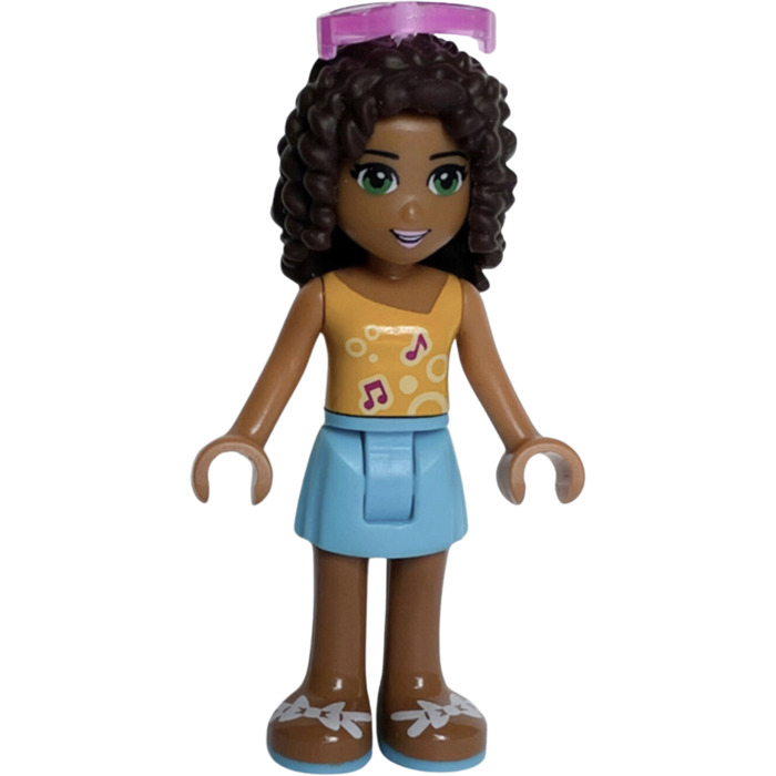 LEGO Andrea with Orange Music Top and Azure Skirt with Sunglasses ...