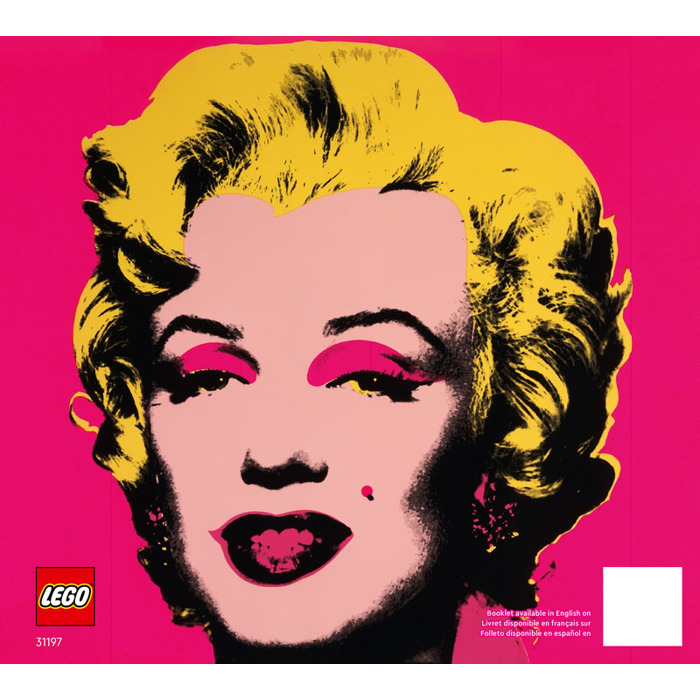 LEGO Andy Warhol s Marilyn Monroe 31197 Instructions Brick Owl LEGO