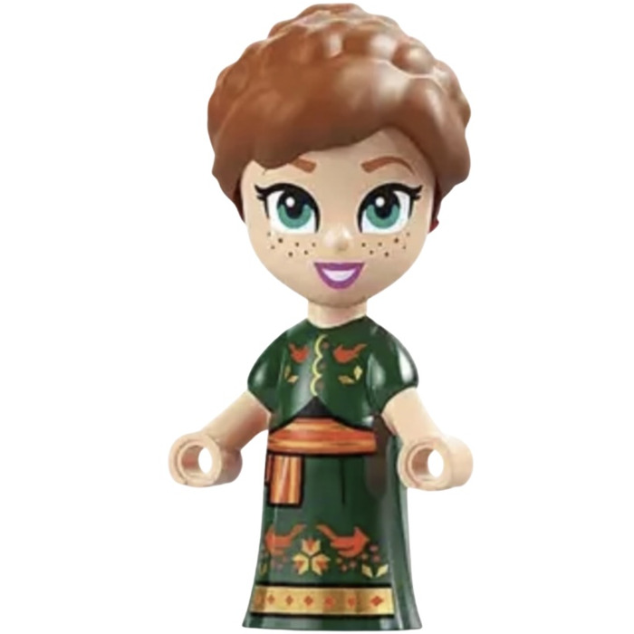 LEGO Anna (Micro Doll) with Dark Green Dress Minifigure | Brick Owl