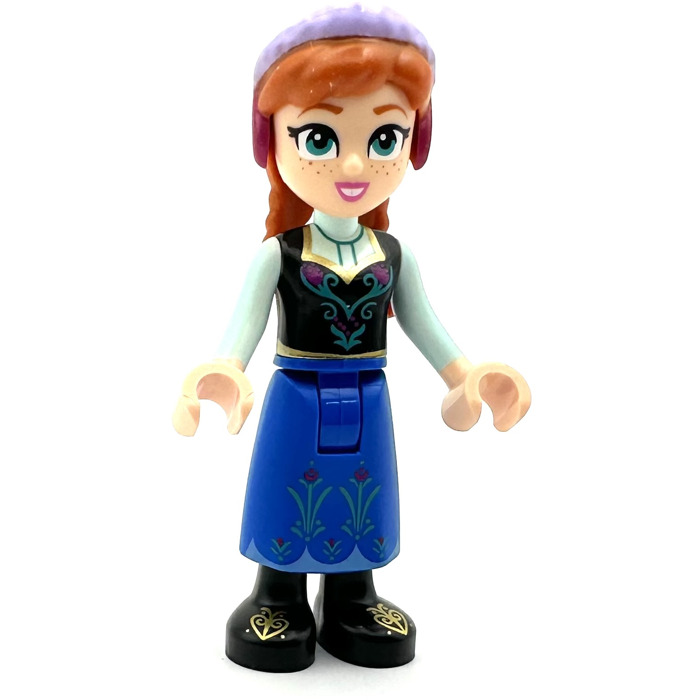 LEGO Anna with Blue Skirt and Narrow Smile Minifigure | Brick Owl ...