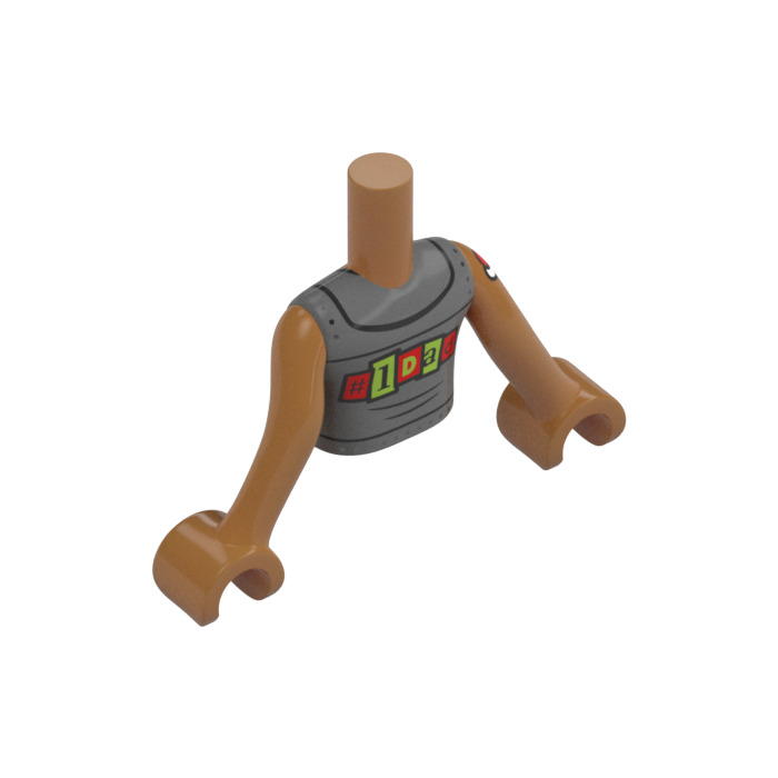 LEGO Anthony with Gray Vest Friends Torso (Boy) (73161) | Brick Owl ...