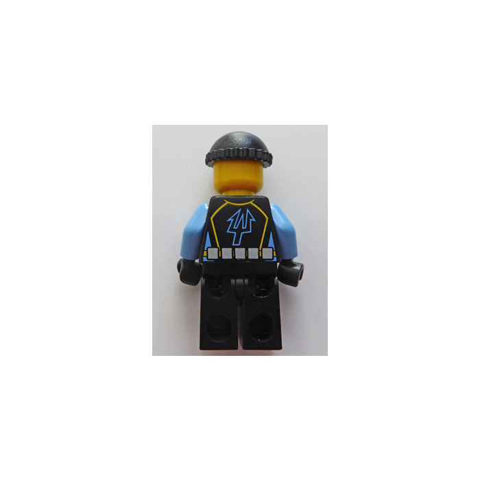 LEGO Aqua Raider with Black Cap and Stubble Minifigure | Brick Owl ...