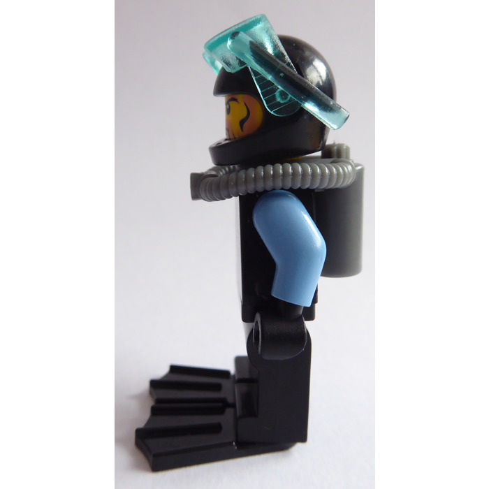 LEGO Aquaraider Diver with Flippers and Beard Minifigure | Brick Owl