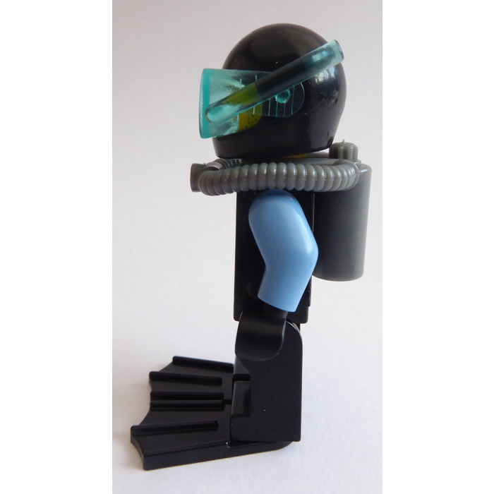LEGO Aquaraider Diver with Flippers and Stubble Minifigure | Brick Owl