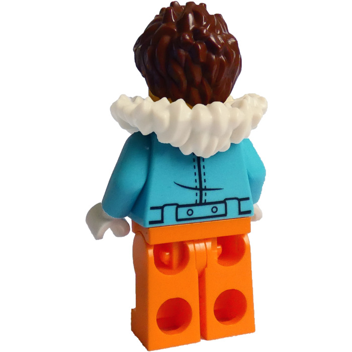 LEGO Arctic Explorer with Azure Jacket and Fur Collar with Hair ...