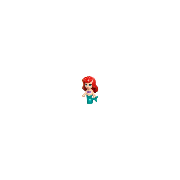 LEGO Ariel (Micro Doll) with Dark Turquoise Tail and Open Eyes ...