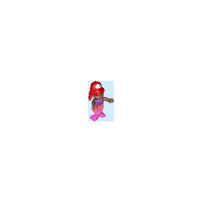 LEGO Ariel with Coral and Dark Pink Tail Duplo Figure | Brick Owl