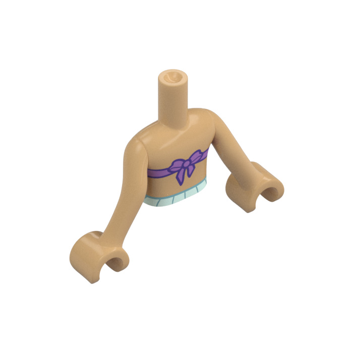 LEGO Ariel with Turquoise Tail and Warm Tan Skin Friends Torso (92456 ...