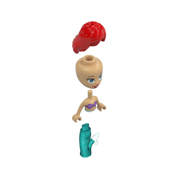 LEGO Ariel with Turquoise Tail and Warm Tan Skin Minifigure | Brick Owl