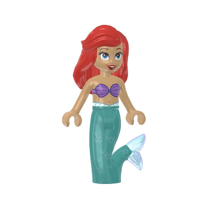 LEGO Ariel with Turquoise Tail and Warm Tan Skin Minifigure | Brick Owl