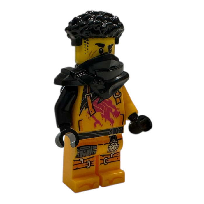LEGO Arin with Magenta Dragon with Hair and Shoulder Armor Minifigure ...