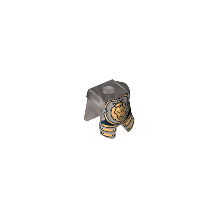 LEGO Armor Breastplate with Leg Protection with Gold Lion Head (Lion ...