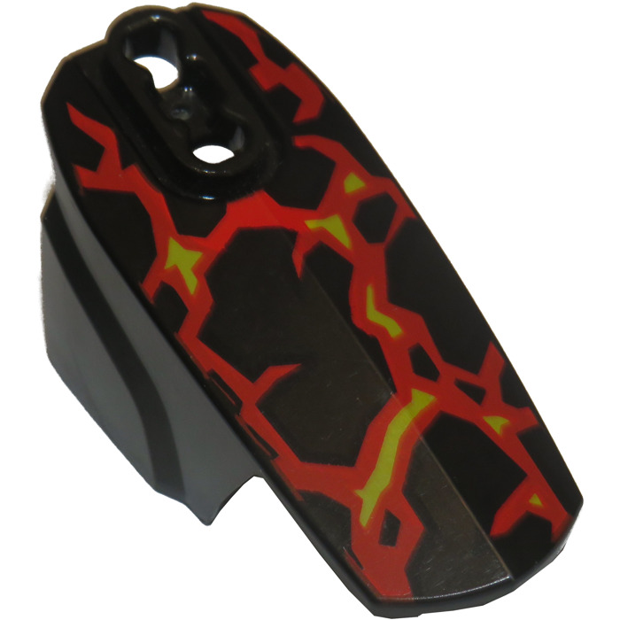 LEGO Armor with Ball Joint Socket Size 6 with Flames (90638 / 93303 ...